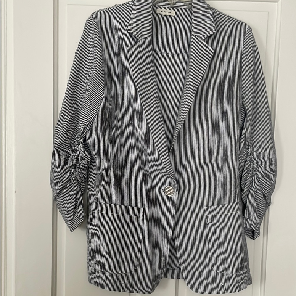 Max Studio Linen Jacket - Gem